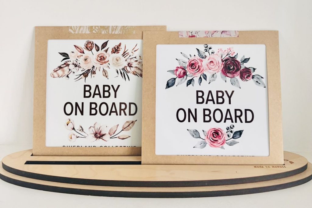 The Next Generation of Baby on Board Signs - The Natural Parent Magazine